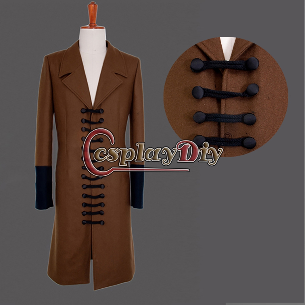 Cosplaydiy Nosferatu Phantom of the Night Cosplay Jacket Gray Long ...