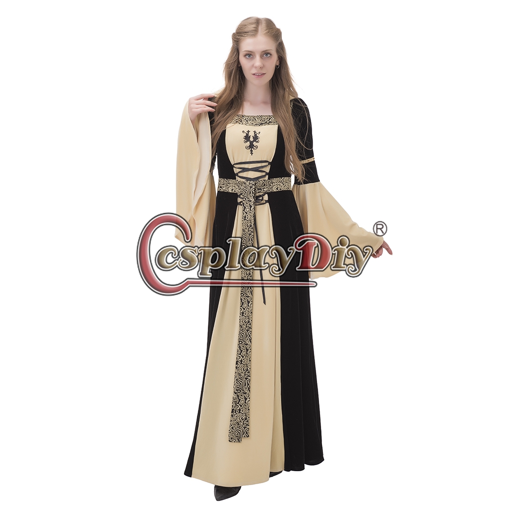Cosplaydiy Women Adult Medieval Renaissance Victorian Dress Cosplay ...