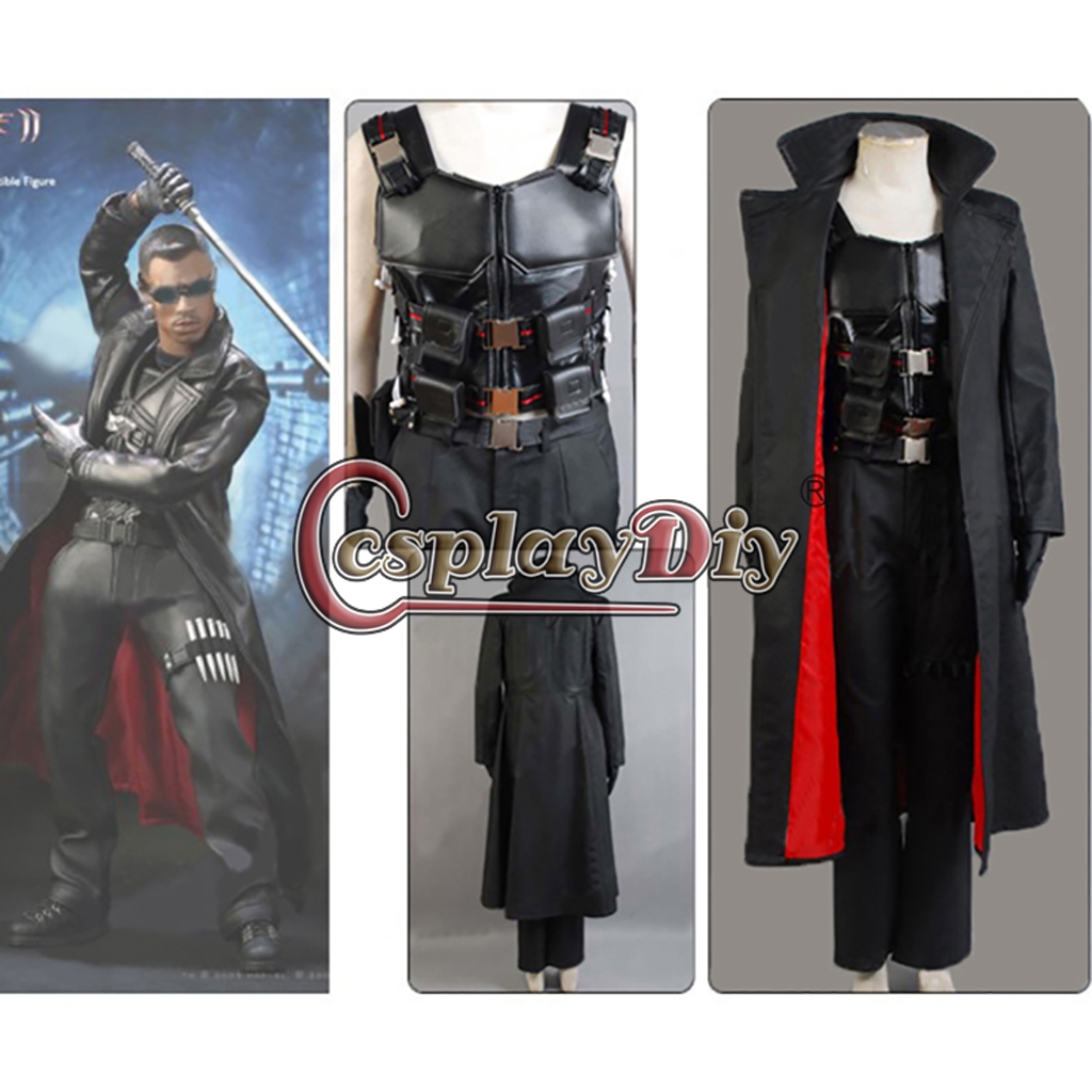 Blade Wesley Snipes the Vampire Slayer Cosplay Costume Cool Outsuit ...