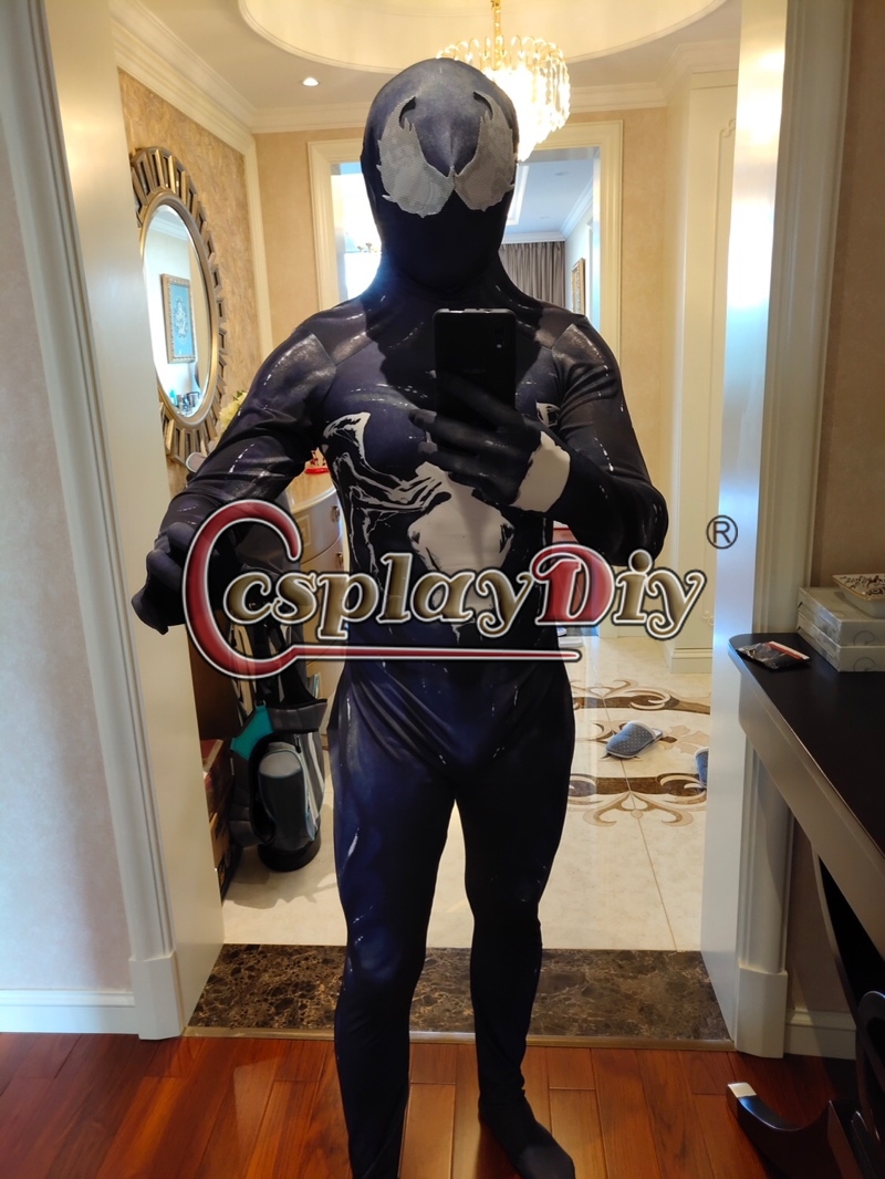 Venom Spider Man cosplay costume Venom Cosplay Costume jumpsuit,