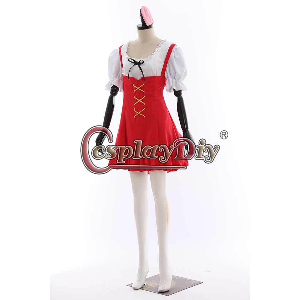 Cosplaydiy anime One Piece Nami Cosplay Costume red dress adult costume ...