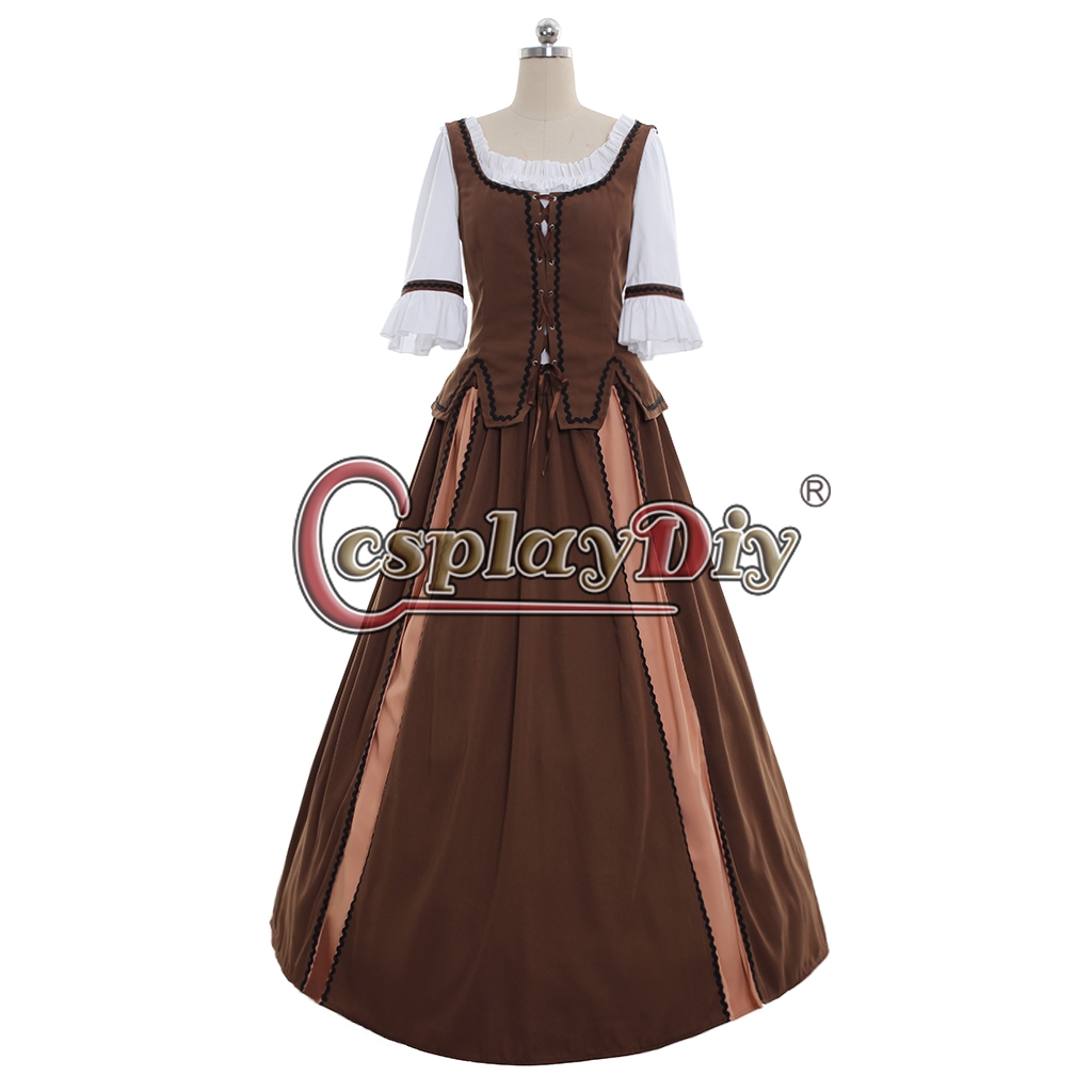 Cosplaydiy Custom Made Medieval Women Dress Retro Renaissance Victorian ...