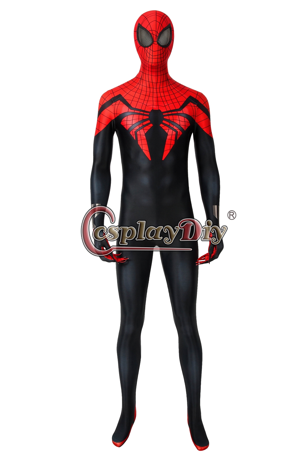 Spiderman Costume 3D Spandex MCU Superior Spider-Man Cosplay Suit,