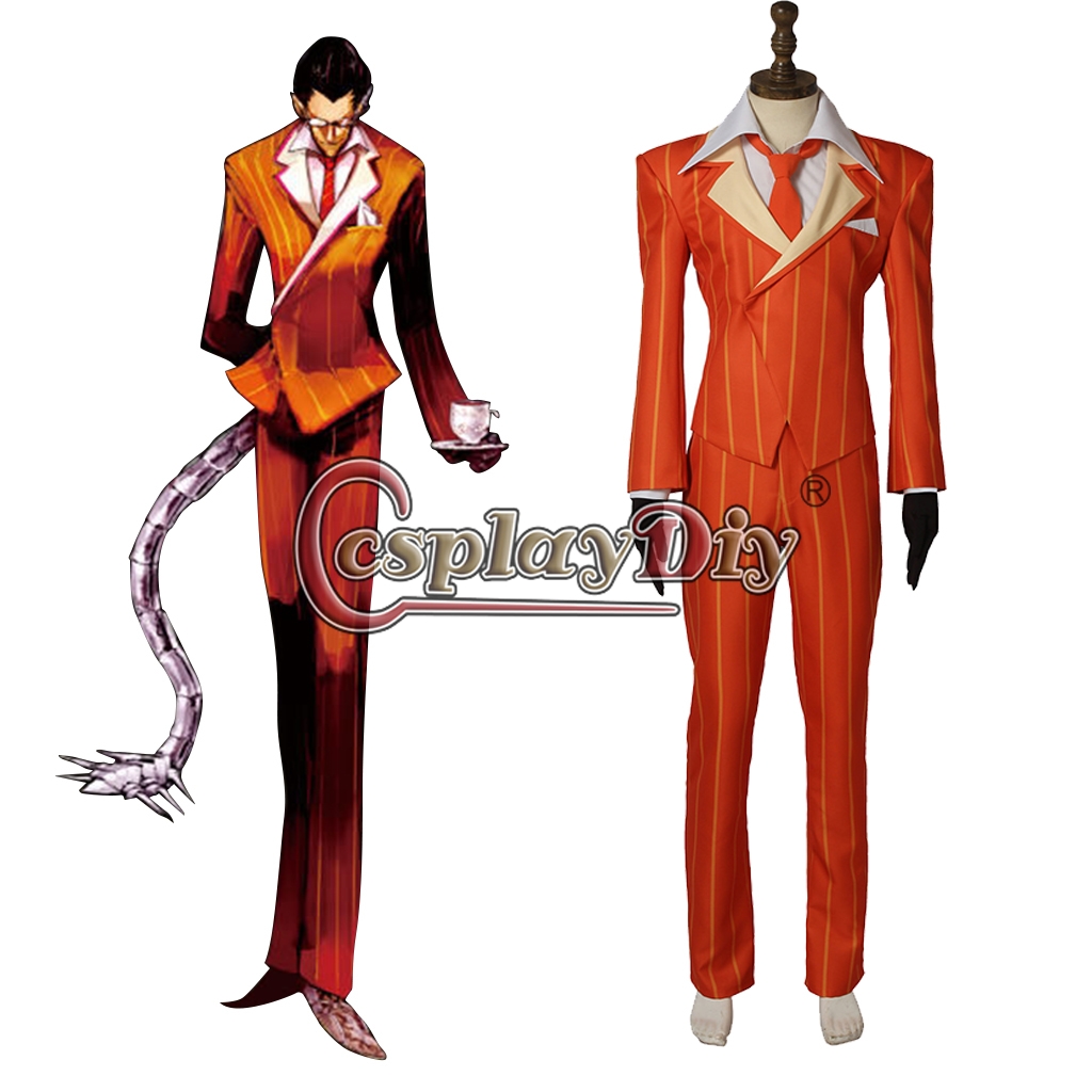 Cosplaydiy OVERLORD demiurge Cosplay Costume Halloween Christmas Costume,