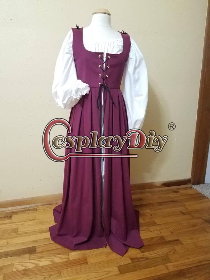 Cosplaydiy Scottish Irish dress Chemise Celtic Renaissance Irish Dress ...