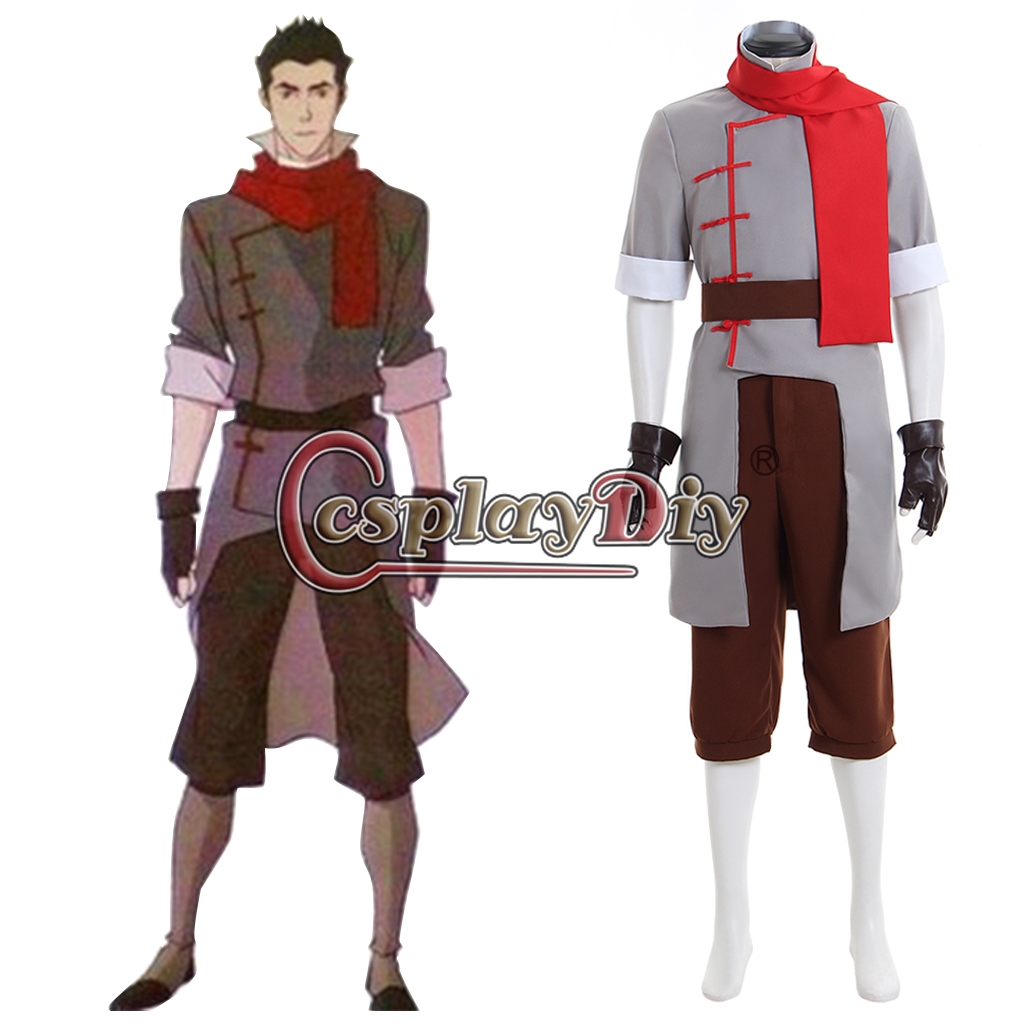 Cosplaydiy Avatar The Legend of Korra Season 2 Mako Cosplay Costume,