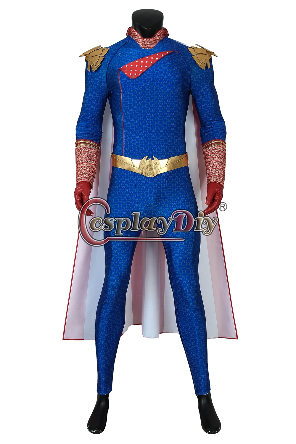 (Without Shoes) The Boys Season 1 Costume The Homelander Cosplay Blue ...