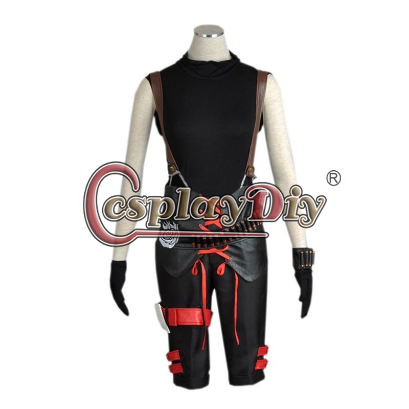 Cosplaydiy Anime RWBY 3 Ruby Rose Cosplay Unisex Battle Uniform Costume ...