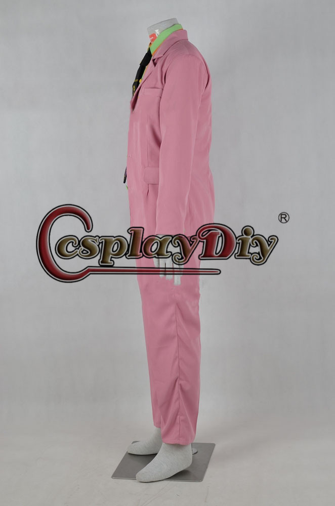 Cosplaydiy JoJo's Bizarre Adventure Yoshikage Cosplay Costume Adult Men ...