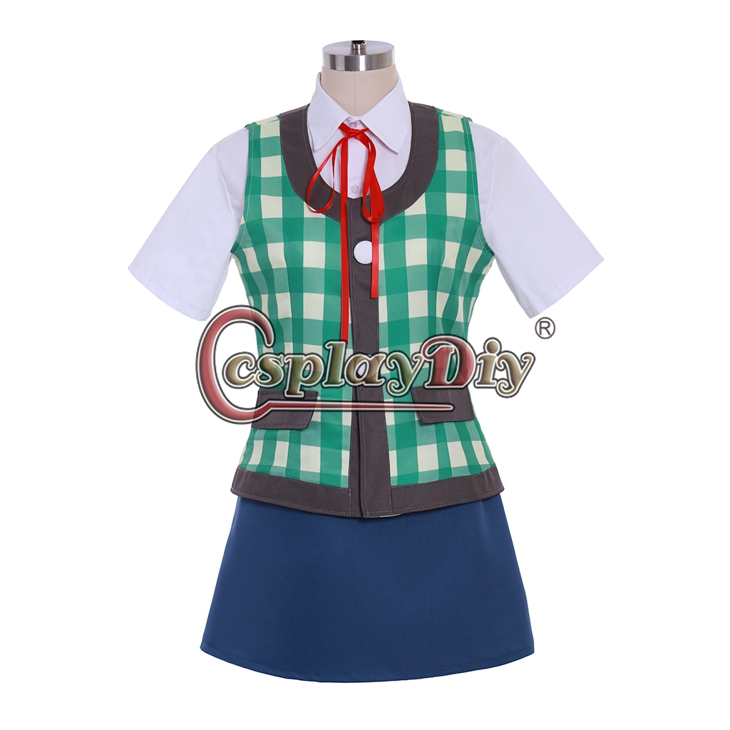 Cosplaydiy Animal Crossing Isabelle Cosplay costume custom made,